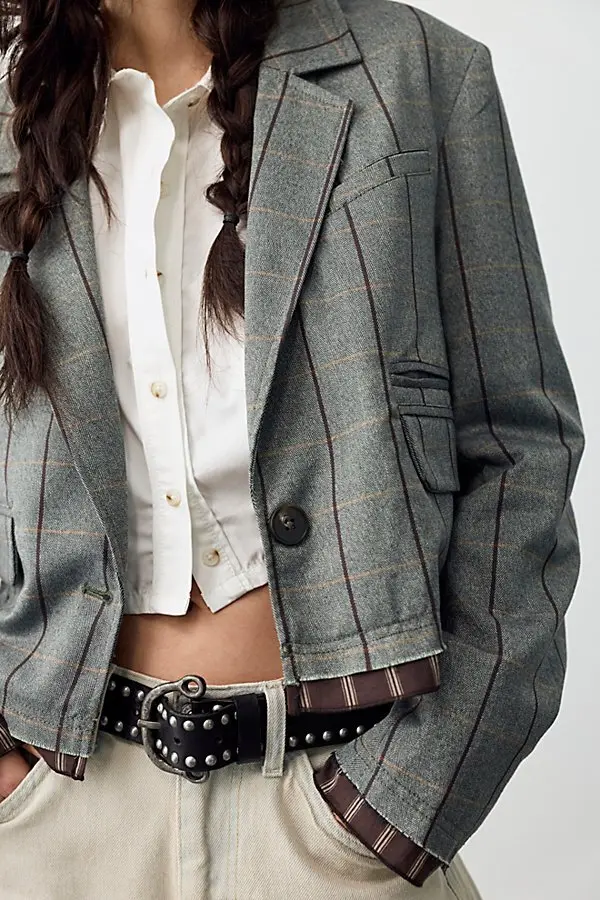 Free People Academia Blazer Jacket