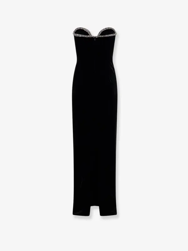 SELF-PORTRAIT Velvet Long Dress