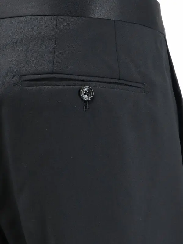 Tagliatore Tuxedo Virgin Wool Trousers