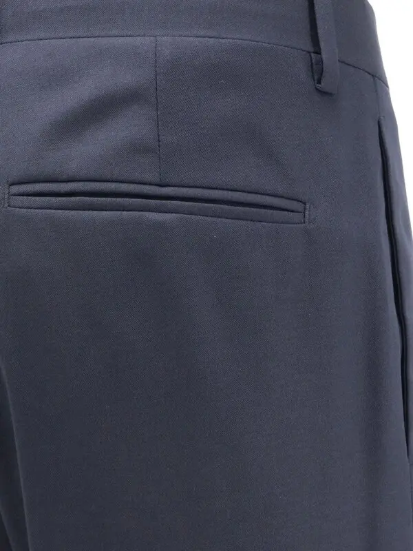 LARDINI Stretch Wool Trousers