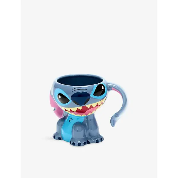 THE DISNEY STORE AT SELFRIDGES Stitch Stoneware Mug