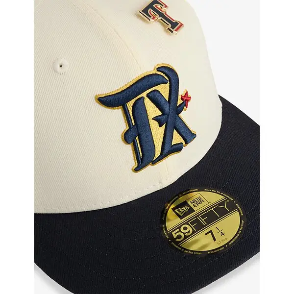 New Era 59fifty Mlb Pin Texas Rangers Woven Baseball Cap
