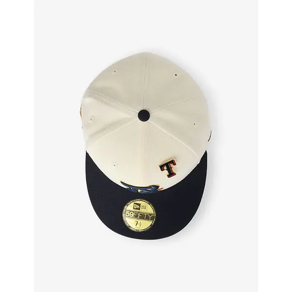 New Era 59fifty Mlb Pin Texas Rangers Woven Baseball Cap