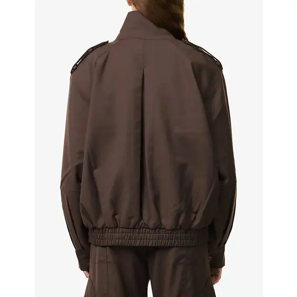THE FRANKIE SHOP Kelly Padded Wool-blend Blouson