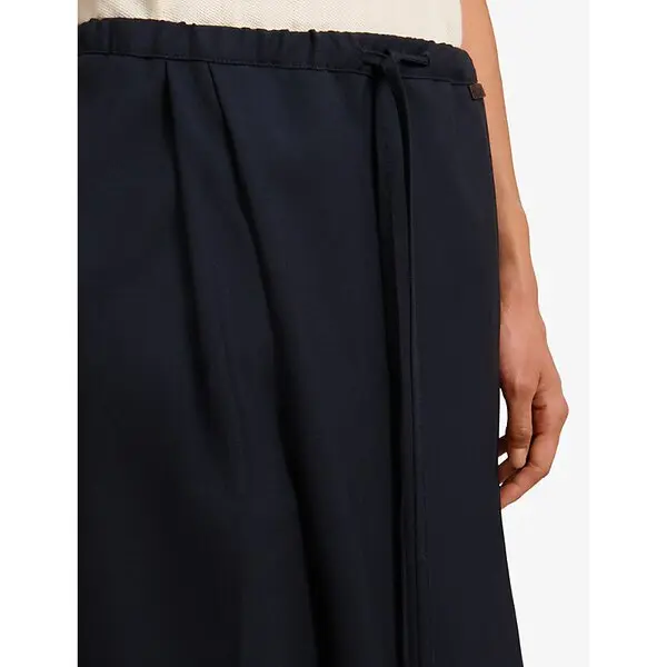 Marni Wide-leg Wool Drawstring Trousers