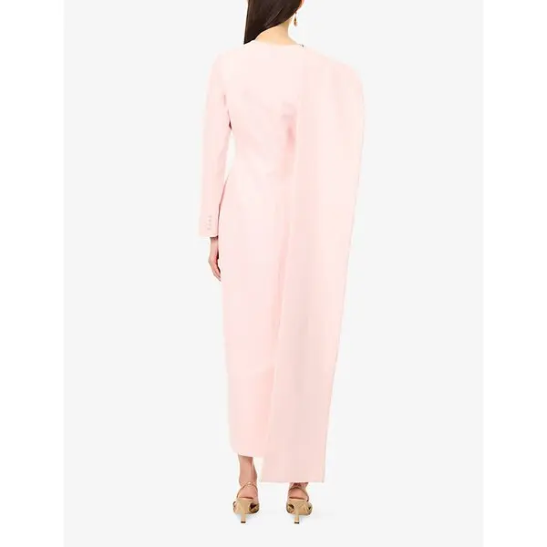 Mona Alshebil Crepe Maxi Dress