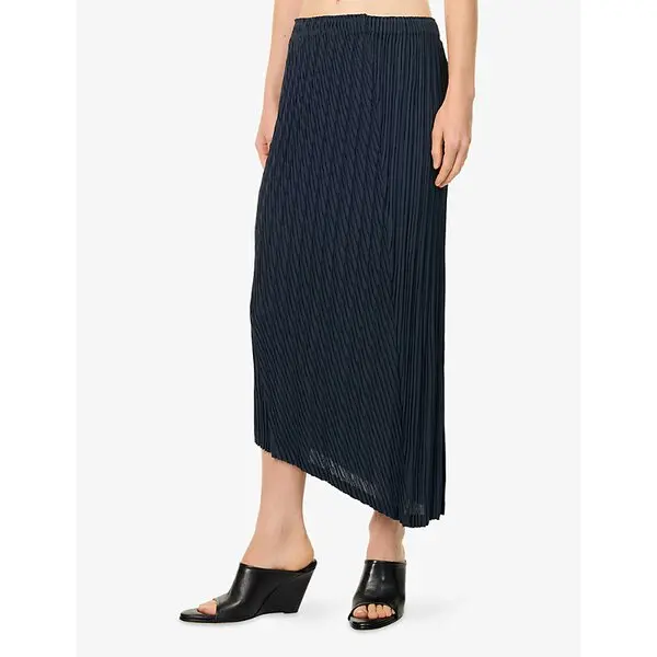 Issey Miyake Pleated Midi Skirt