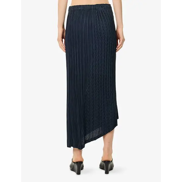 Issey Miyake Pleated Midi Skirt
