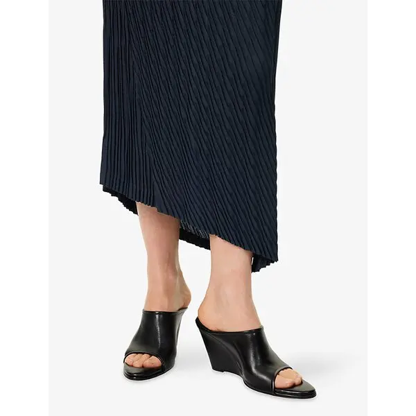 Issey Miyake Pleated Midi Skirt