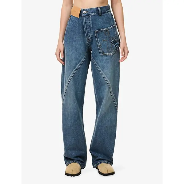 JW Anderson Twisted Workwear Cotton Denim Jeans