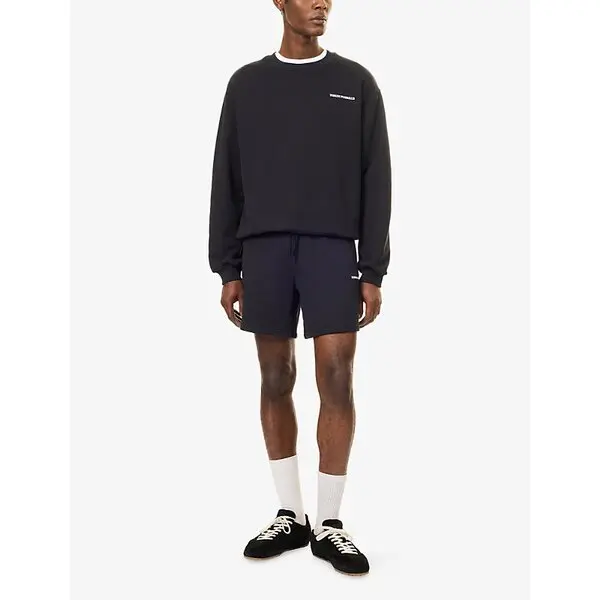 THE COUTURE CLUB Micro Copyright Logo-print Cotton Shorts