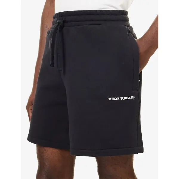 THE COUTURE CLUB Micro Copyright Logo-print Cotton Shorts