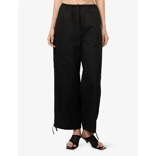 TOTEME Drawstring Cotton Trousers