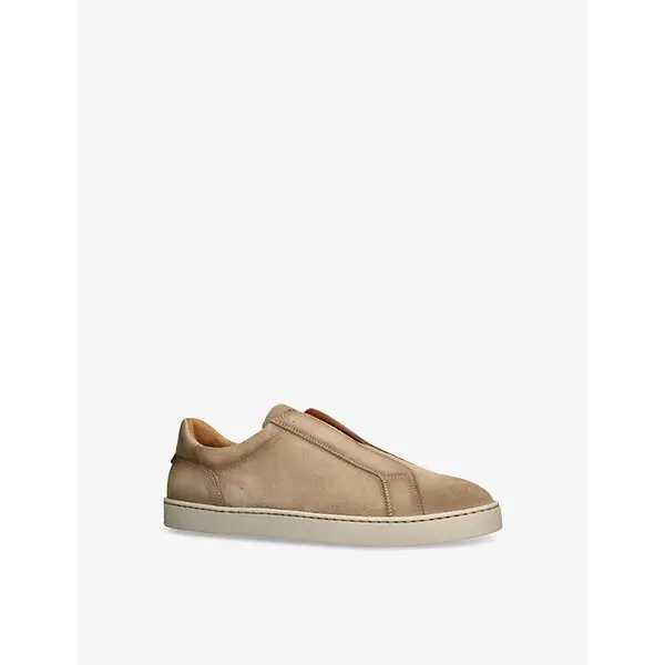 Magnanni Laceless Suede Low-top Trainers