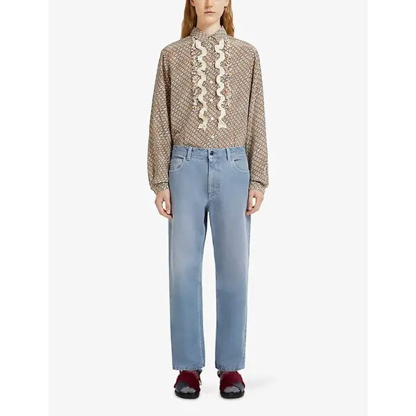 Marni Boyfriend Light-wash Denim Jeans