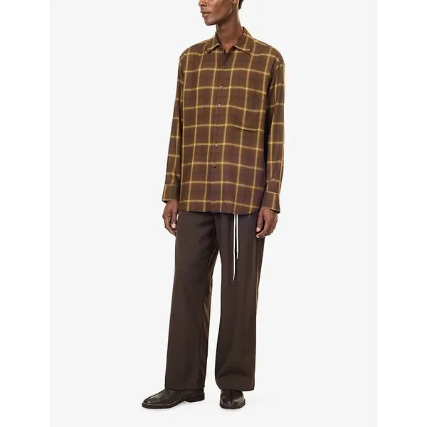 SONG FOR THE MUTE Still Life Checked Woven Shirt
