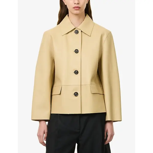 TOTEME Bonded Leather Jacket