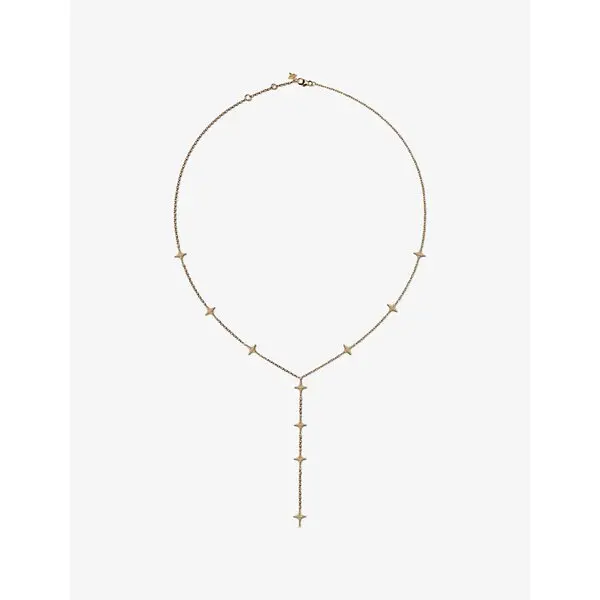 OFA Lariat 18ct -gold And 0.25ct Diamond Necklace