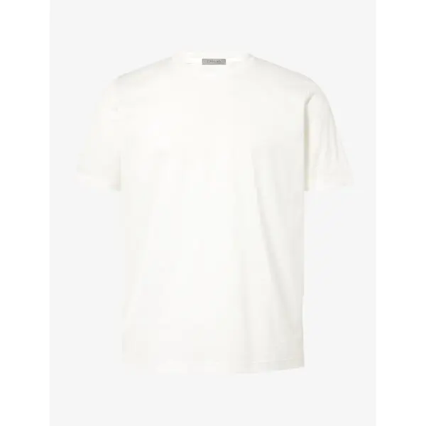 Corneliani Crew-neck Mercerized Cotton T-shirt