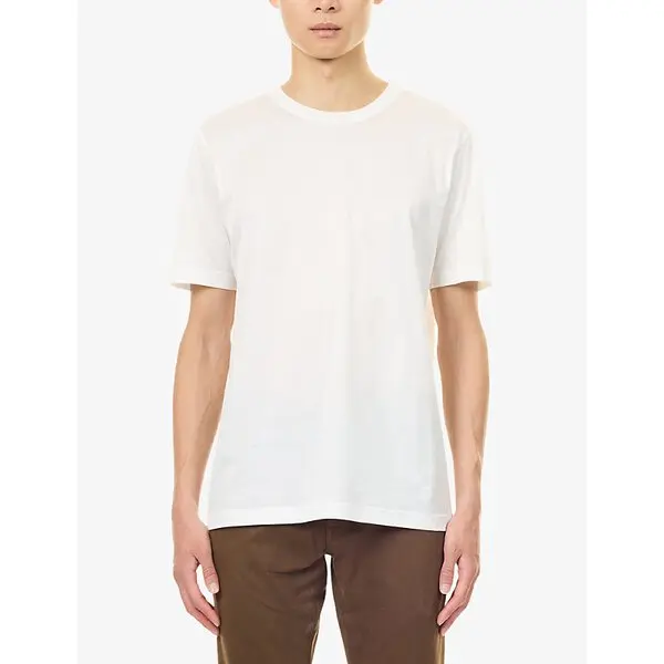 Corneliani Crew-neck Mercerized Cotton T-shirt