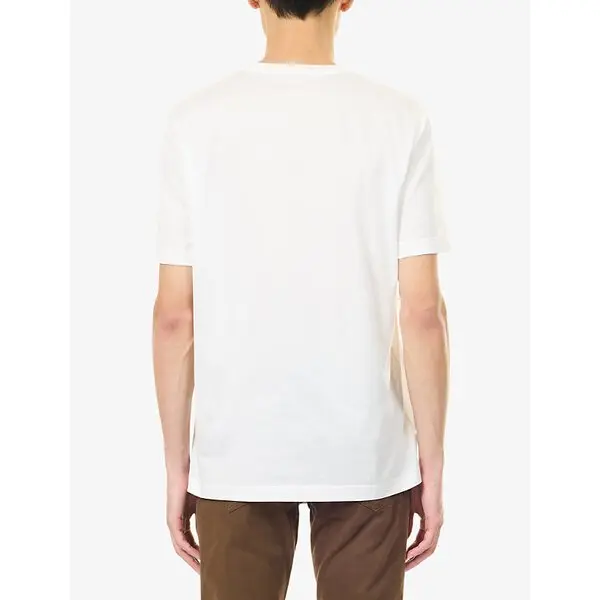 Corneliani Crew-neck Mercerized Cotton T-shirt
