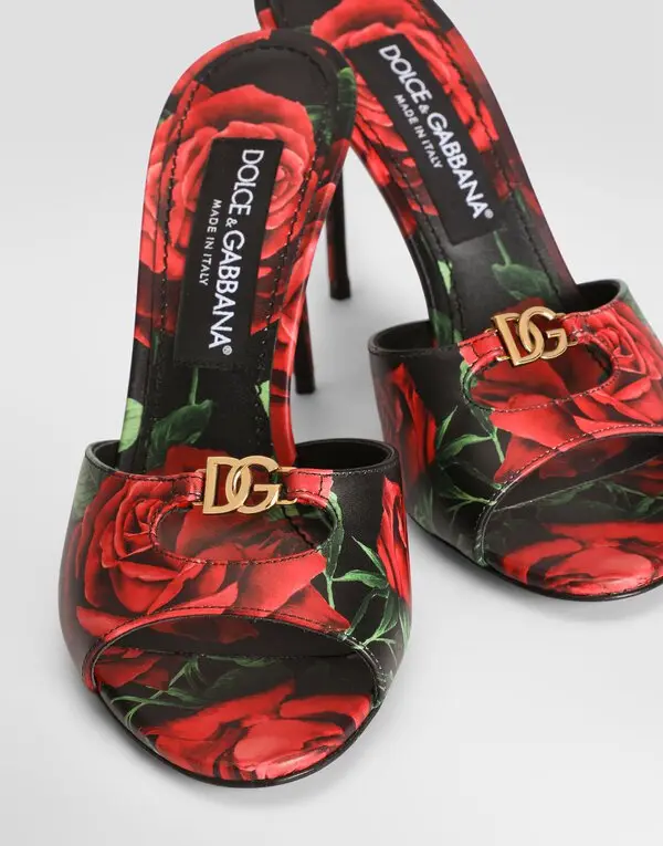 Dolce & Gabbana Ciabatta Tacco Slides And Mules - Multicolor