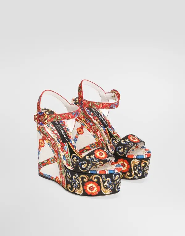 Dolce & Gabbana Sandalo Zeppa Sandals And Wedges