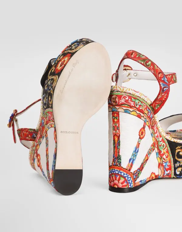 Dolce & Gabbana Sandalo Zeppa Sandals And Wedges