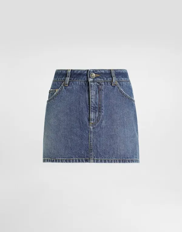 Dolce & Gabbana Denim Skirt Denim And Jeans Multi-colored