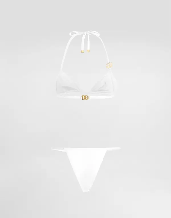 Dolce & Gabbana Triangolo+tanga Swimwear Jersey