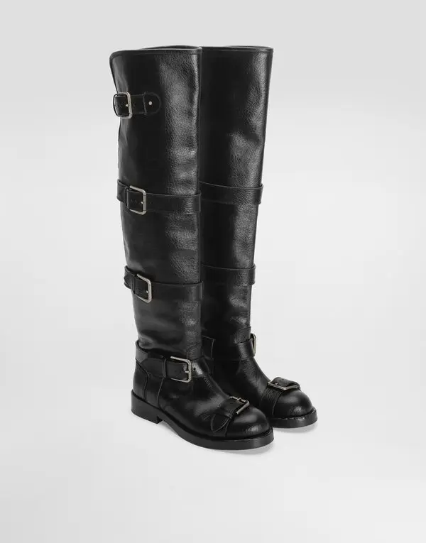 Dolce & Gabbana Horse Leather Boots Boots And Booties