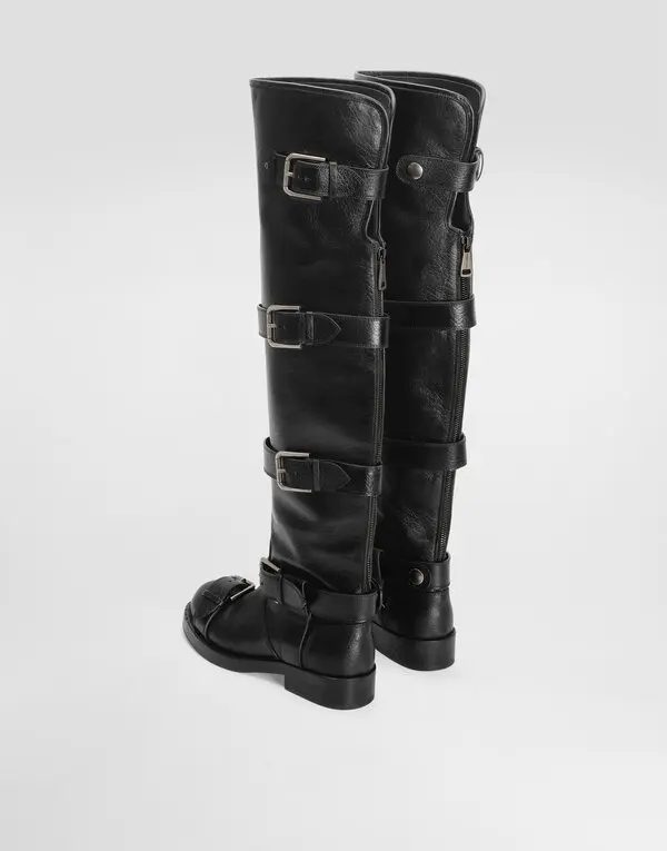 Dolce & Gabbana Horse Leather Boots Boots And Booties