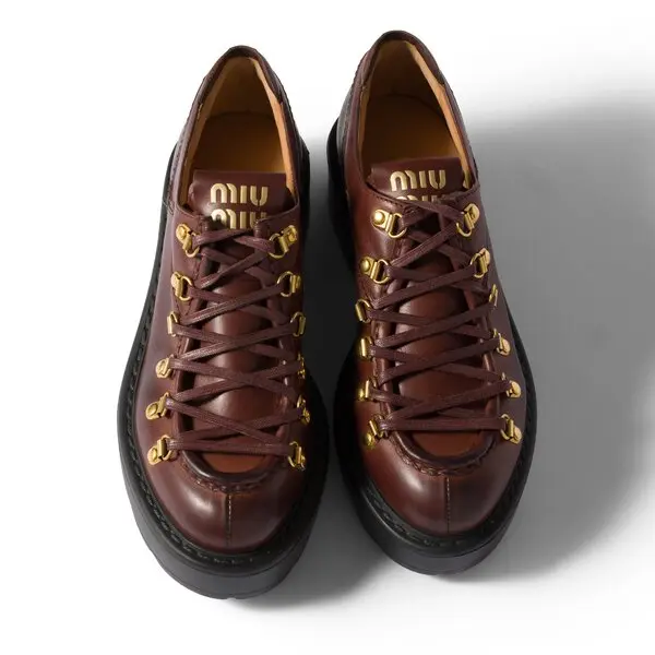 Miu Miu Leather Loafers