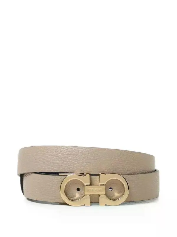 FERRAGAMO Reversible And Adjustable Gancini Belt
