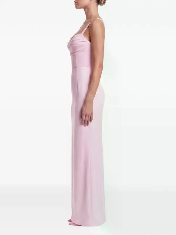 POST MERIDIEM Gathered-bodice Maxi Dress