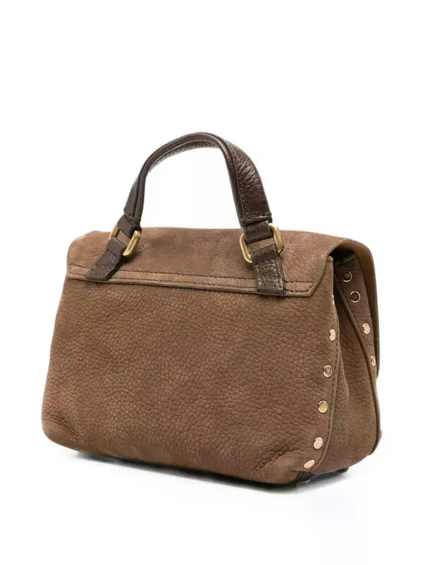 ZANELLATO Postina Stud-embellished Leather Shoulder Bag