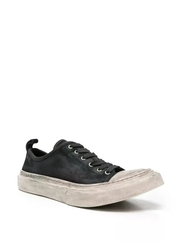 ANN DEMEULEMEESTER Distressed Effect Lace-up Sneakers