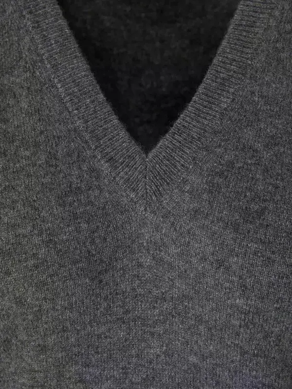 JIL SANDER V-neck Cut-out Sweater