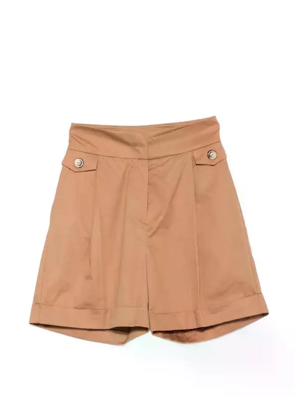 TWENTY EASY KAOS High-waisted Pleated Shorts