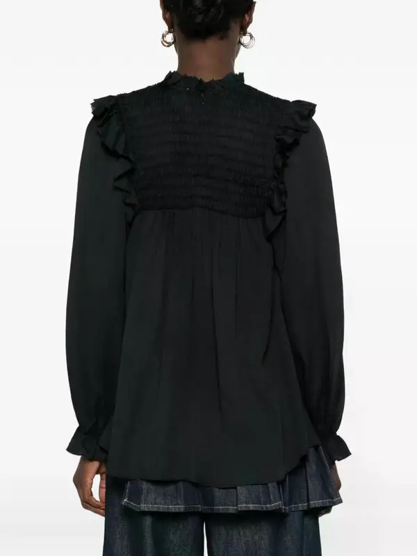 FORTE_FORTE Ruffled Blouse
