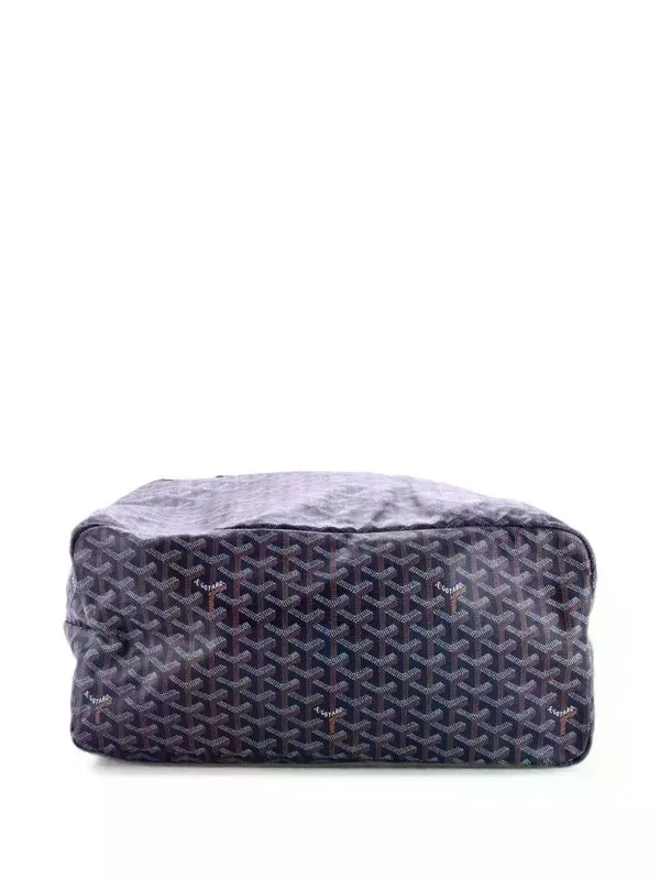 Goyard Saint Louis Coated Canvas Gm Tote Bag - Blue