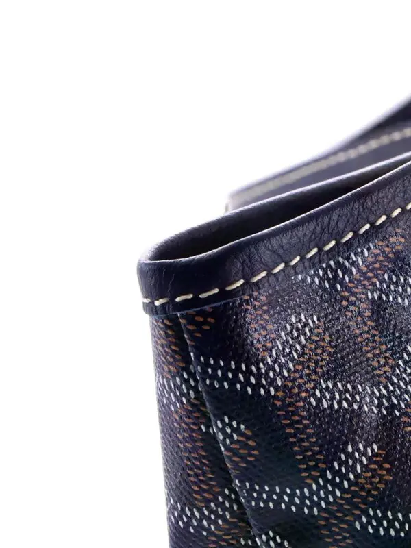 Goyard Saint Louis Coated Canvas Gm Tote Bag - Blue