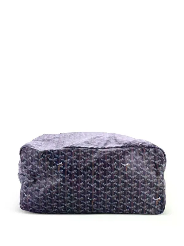 Goyard Saint Louis Coated Canvas Gm Tote Bag - Blue