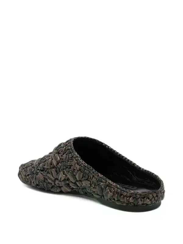 COTEMP Woven Slip-on Mules