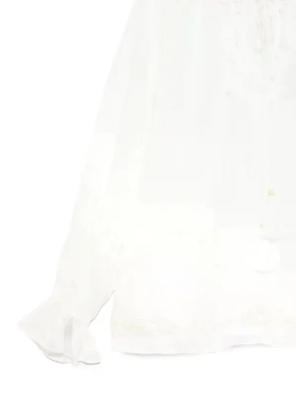 BAMBAH Audrey Blouse - White
