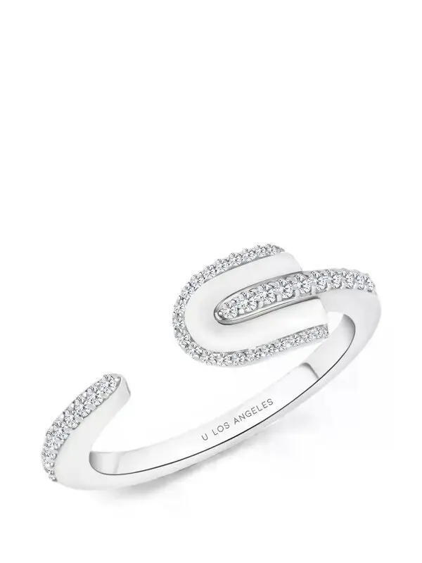 U LOS ANGELES U Solo Quartz And Diamond Ring