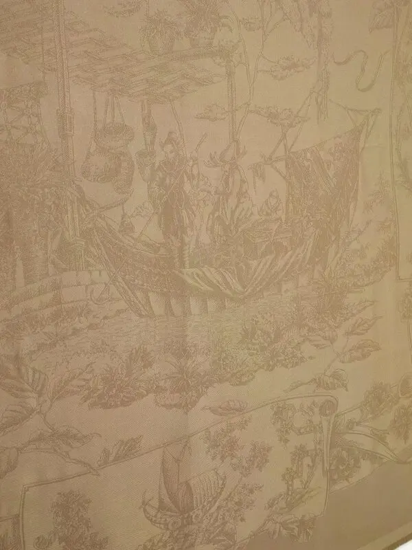 FERRAGAMO Silk Jacquard Shawl