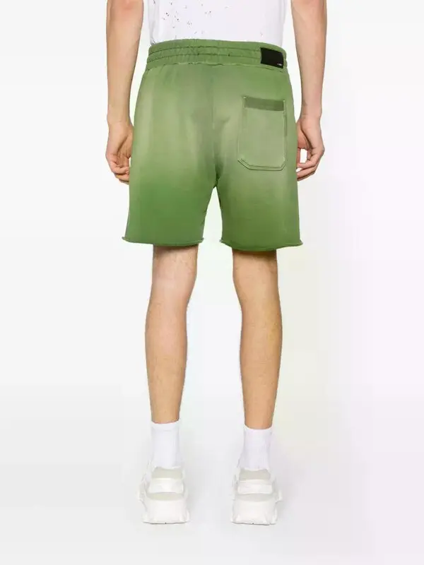 Amiri Logo-embellished Cotton Track Shorts
