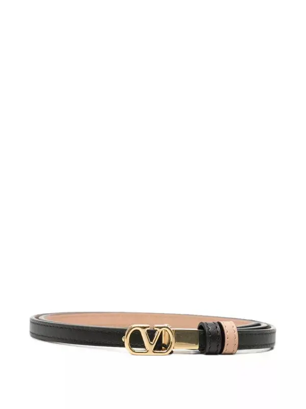 Valentino Garavani Vlogo Signature Reversible Belt - Black