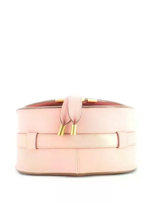 Chloé Marcie Leather Mini Crossbody Bag - Pink